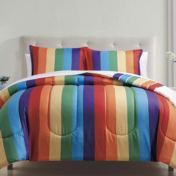 Sunham | Bedding | Ams Rainbow Comforter Set Various Sizes | Poshmark
